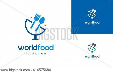 World Food Logo Vector & Photo (Free Trial) | Bigstock