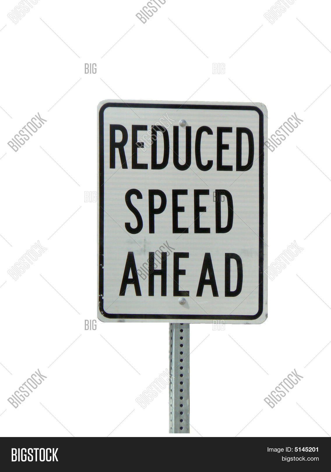 Reduced Speed Ahead Image & Photo (Free Trial) | Bigstock