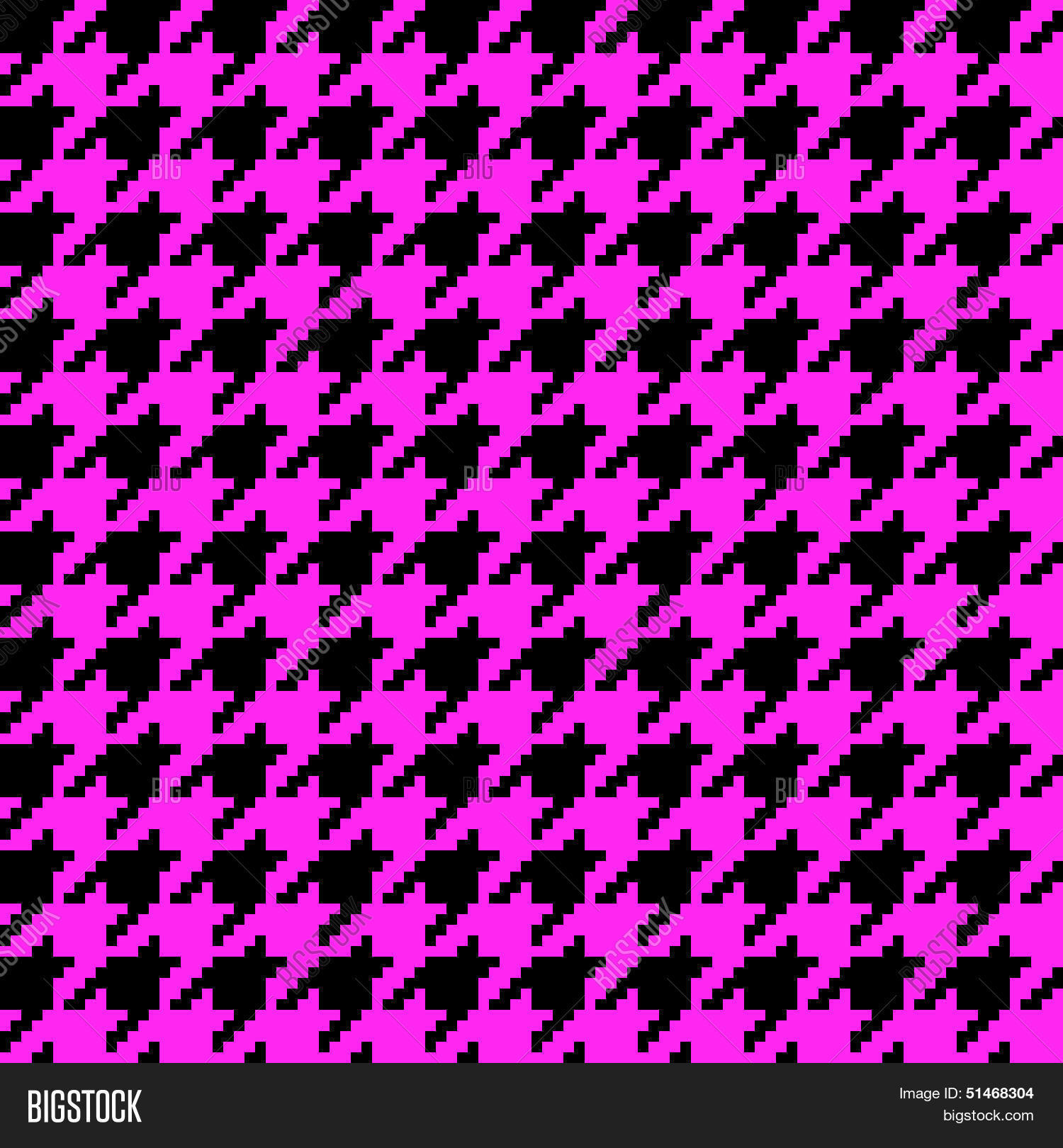 Pink Houndstooth Vector & Photo (Free Trial) | Bigstock