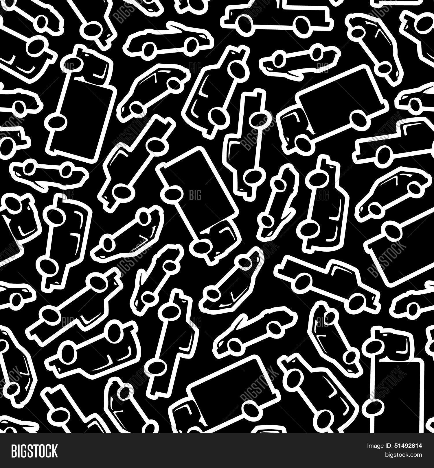 Cars Seamless Pattern Vector & Photo (Free Trial) | Bigstock