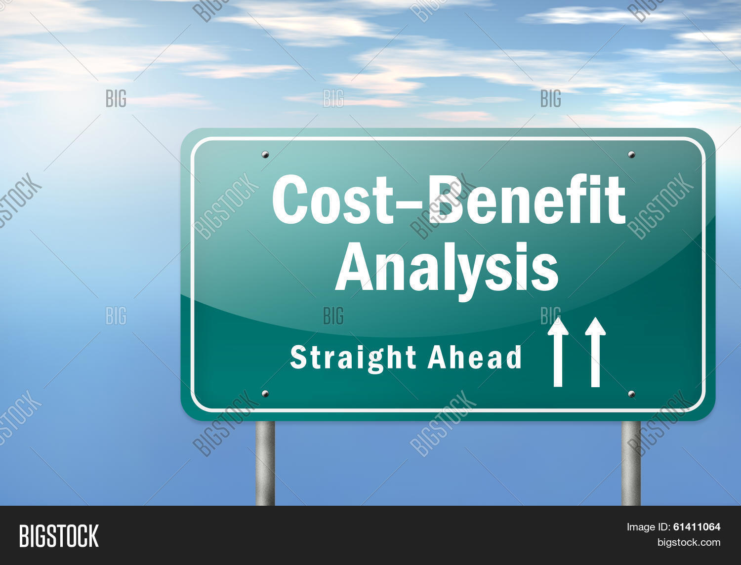 Highway Signpost "cost Image & Photo (Free Trial) | Bigstock