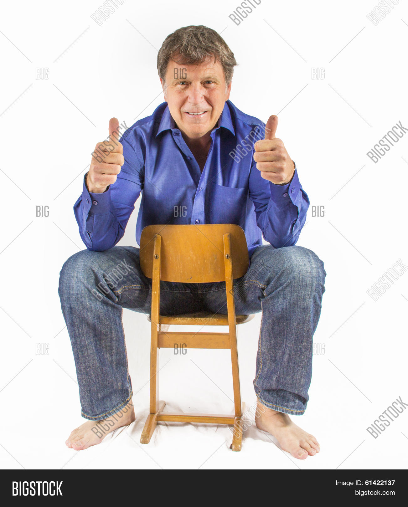 Man Sits On Small Image & Photo (Free Trial) | Bigstock