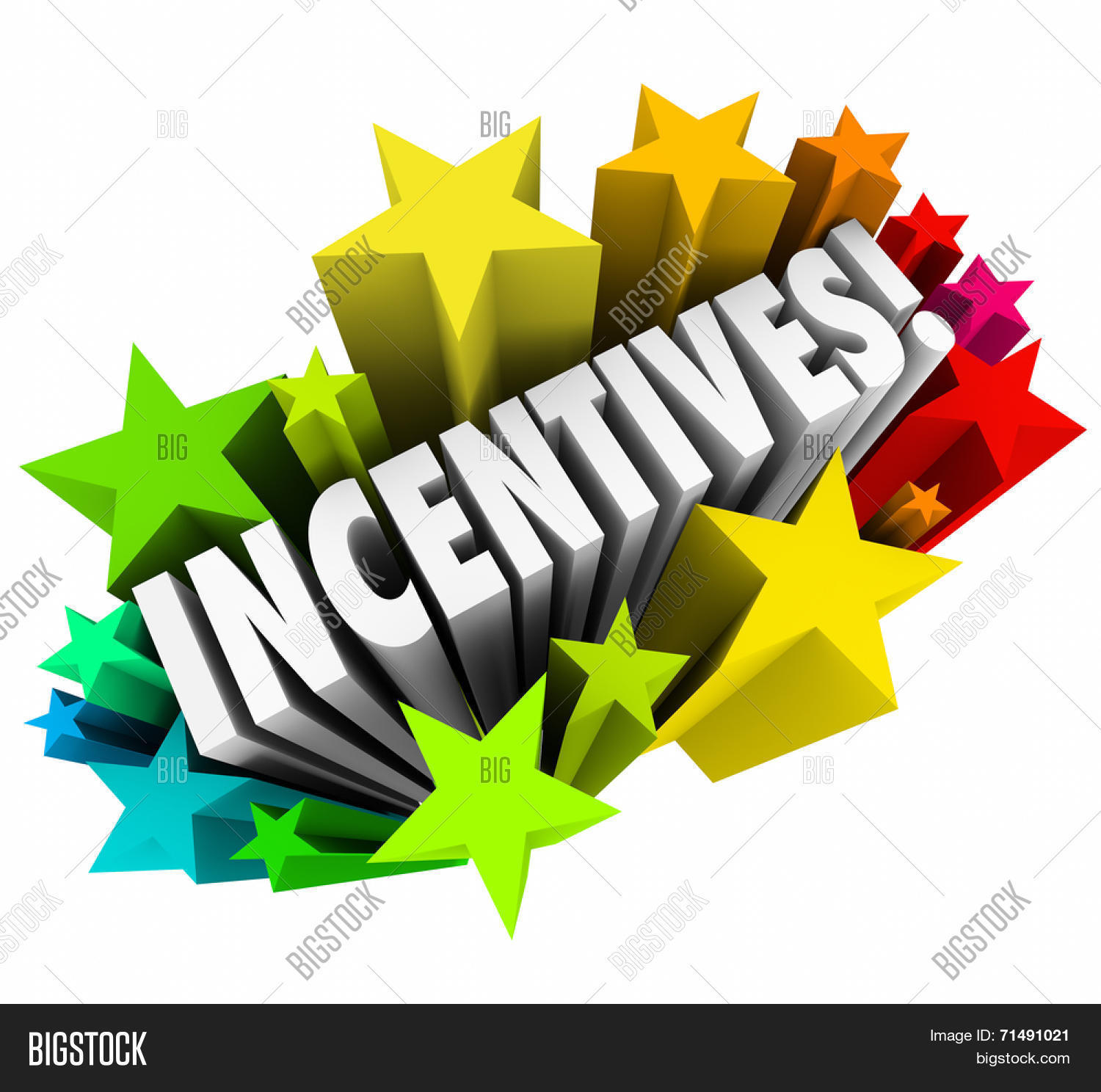 Incentives Word 3d Image & Photo (Free Trial) | Bigstock