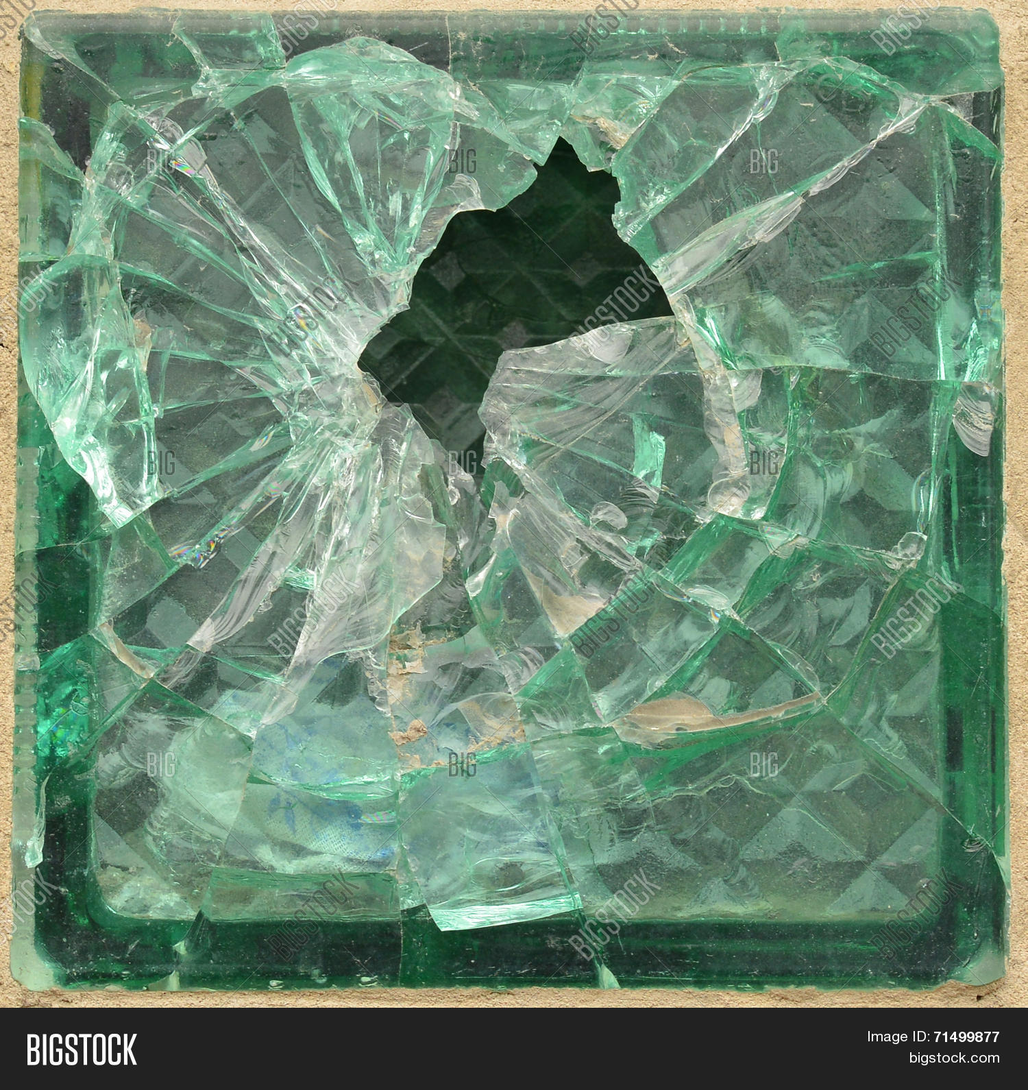 Shattered Glass Brick Image & Photo (Free Trial) | Bigstock
