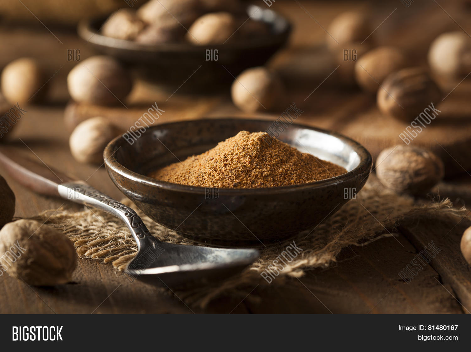 Raw Organic Dry Nutmeg Image & Photo (Free Trial) | Bigstock