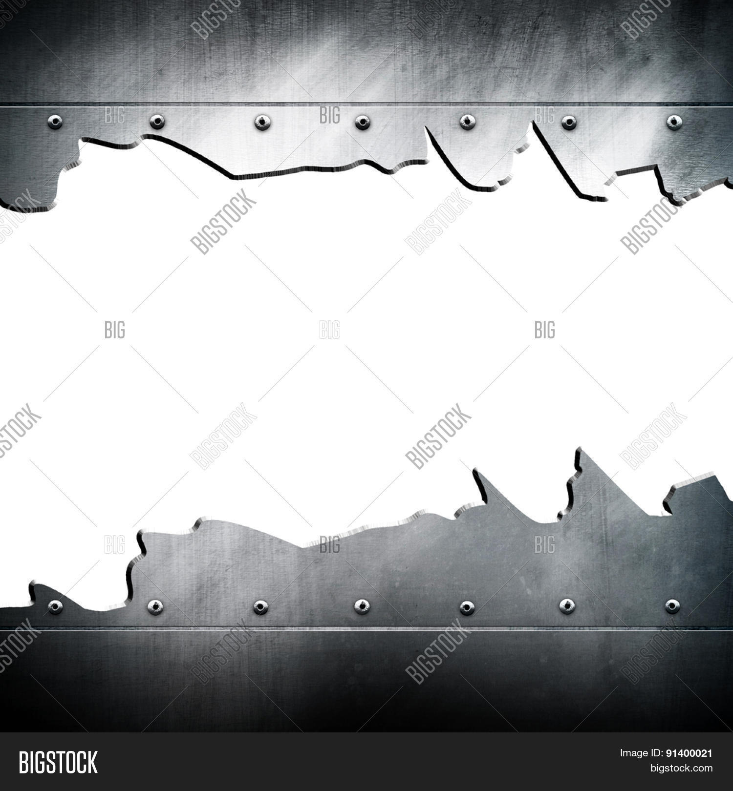 Cracked Metal Plate Image & Photo (Free Trial) | Bigstock