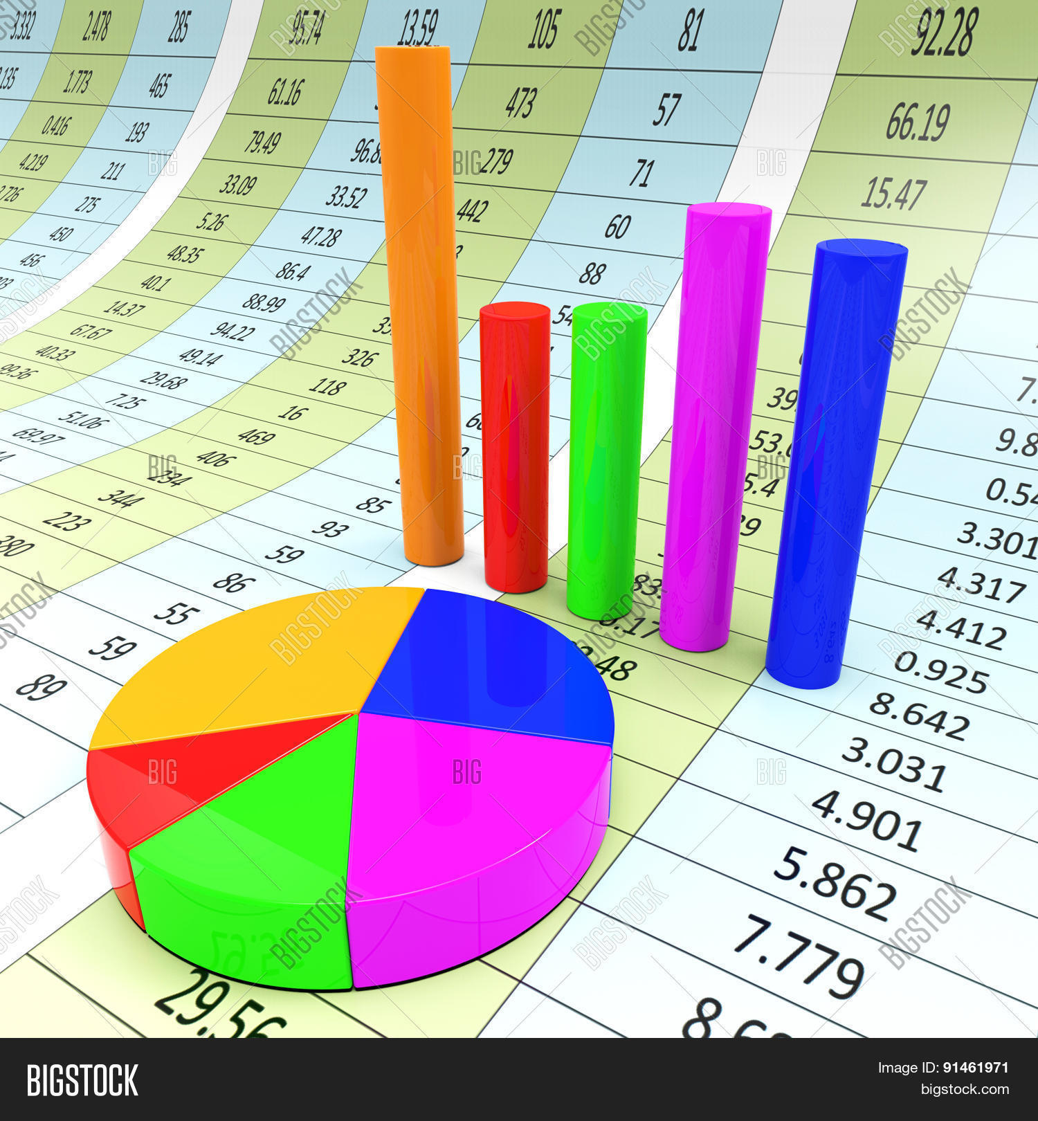 Graph Report Indicates Image & Photo (Free Trial) | Bigstock