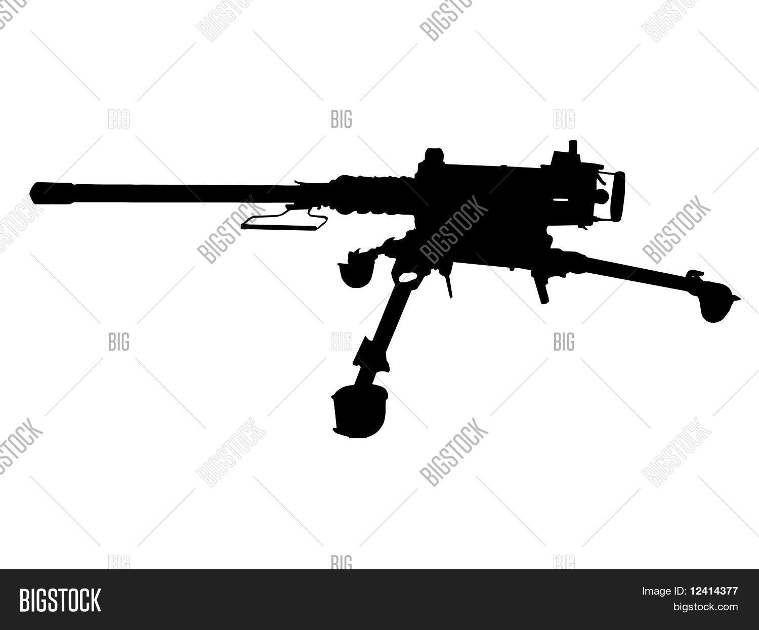 Ww2 - Machine Gun Vector & Photo (Free Trial) | Bigstock