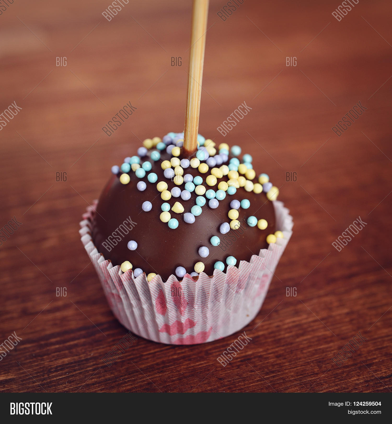 Mini Cake On Stick. Image & Photo (Free Trial) | Bigstock