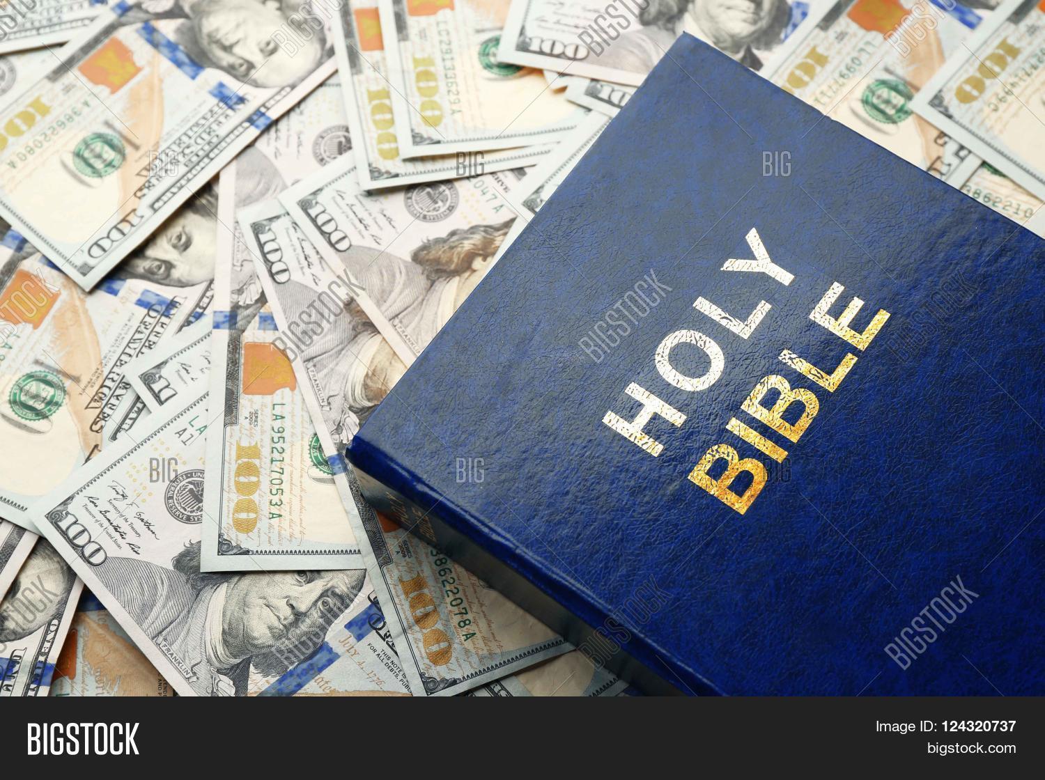 Holy Bible On Money Image & Photo (Free Trial) | Bigstock
