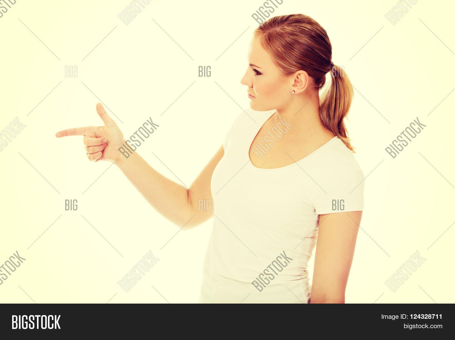 Young Woman Threatens Image & Photo (Free Trial) | Bigstock