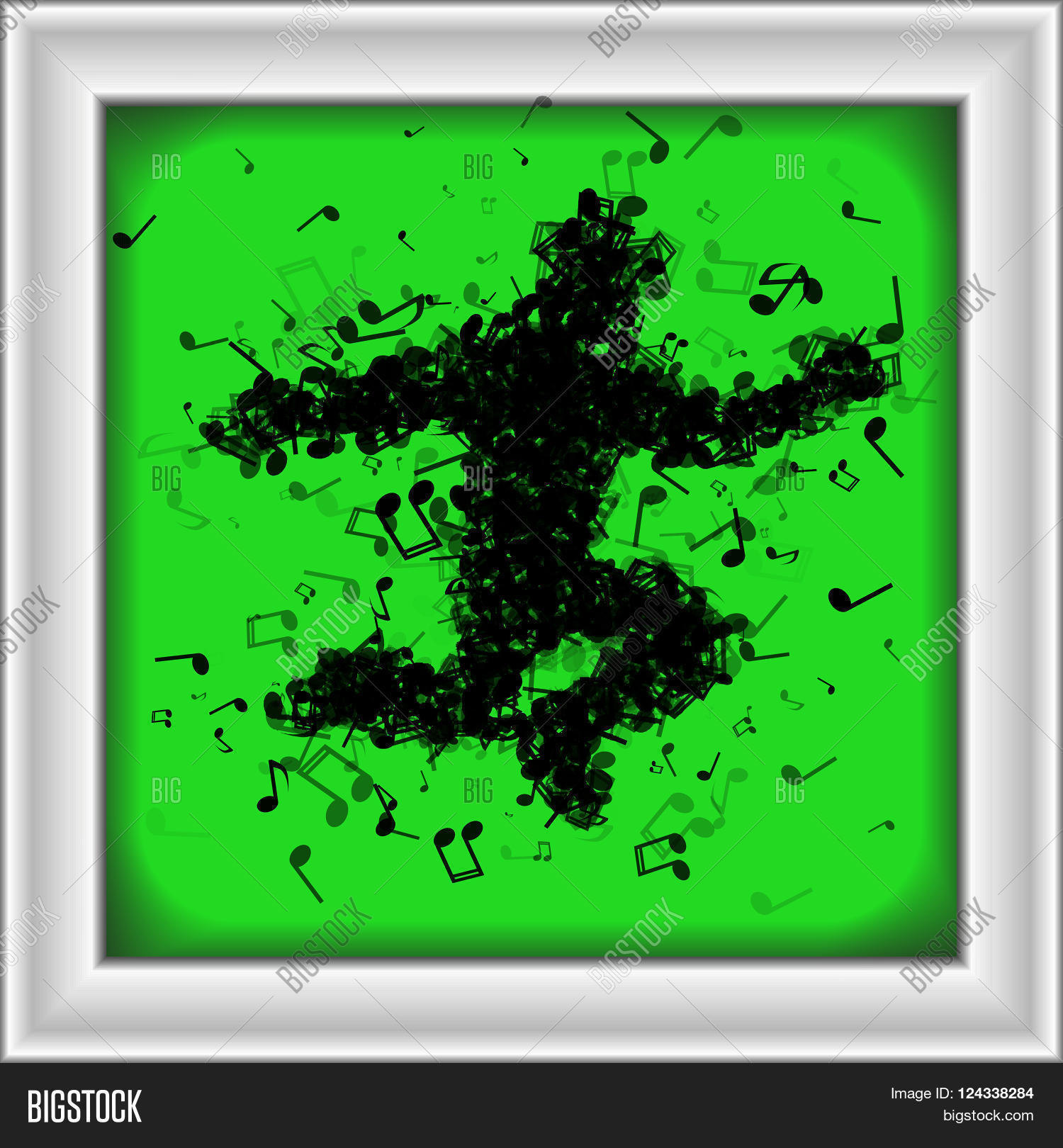 Man Made Music Notes Vector & Photo (Free Trial) | Bigstock