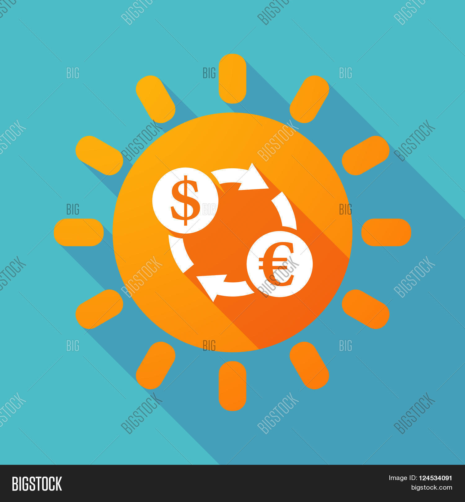 Long Shadow Sun Vector & Photo (Free Trial) | Bigstock