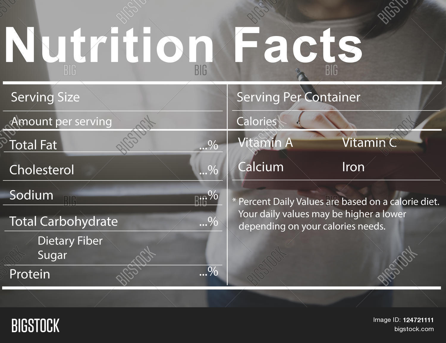 Nutrition Facts Image & Photo (Free Trial) | Bigstock