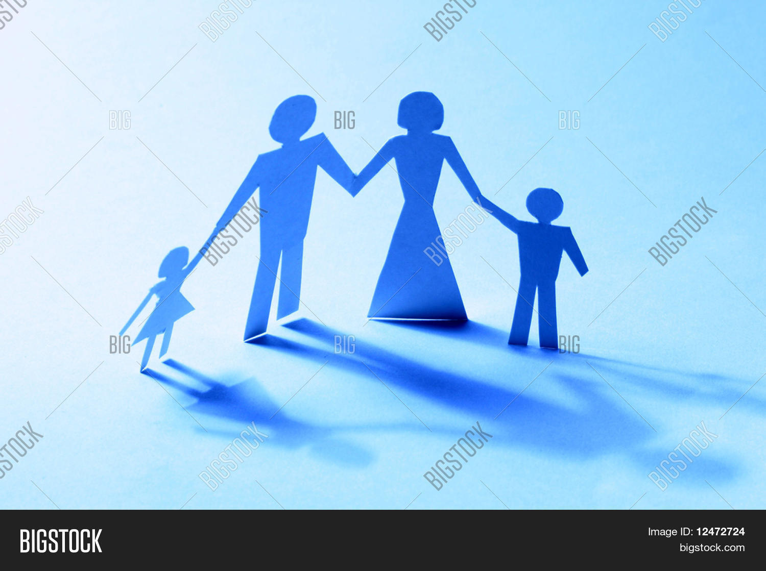 Paper Family Image & Photo (Free Trial) | Bigstock