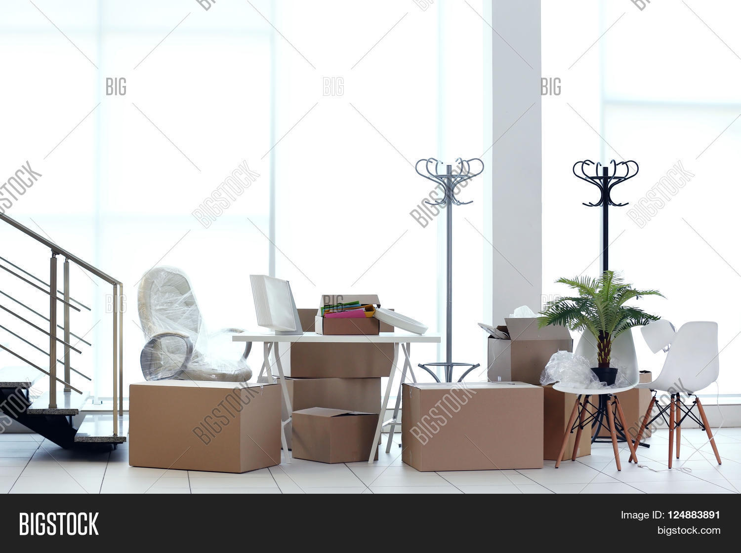 Moving Cardboard Boxes Image & Photo (Free Trial) | Bigstock