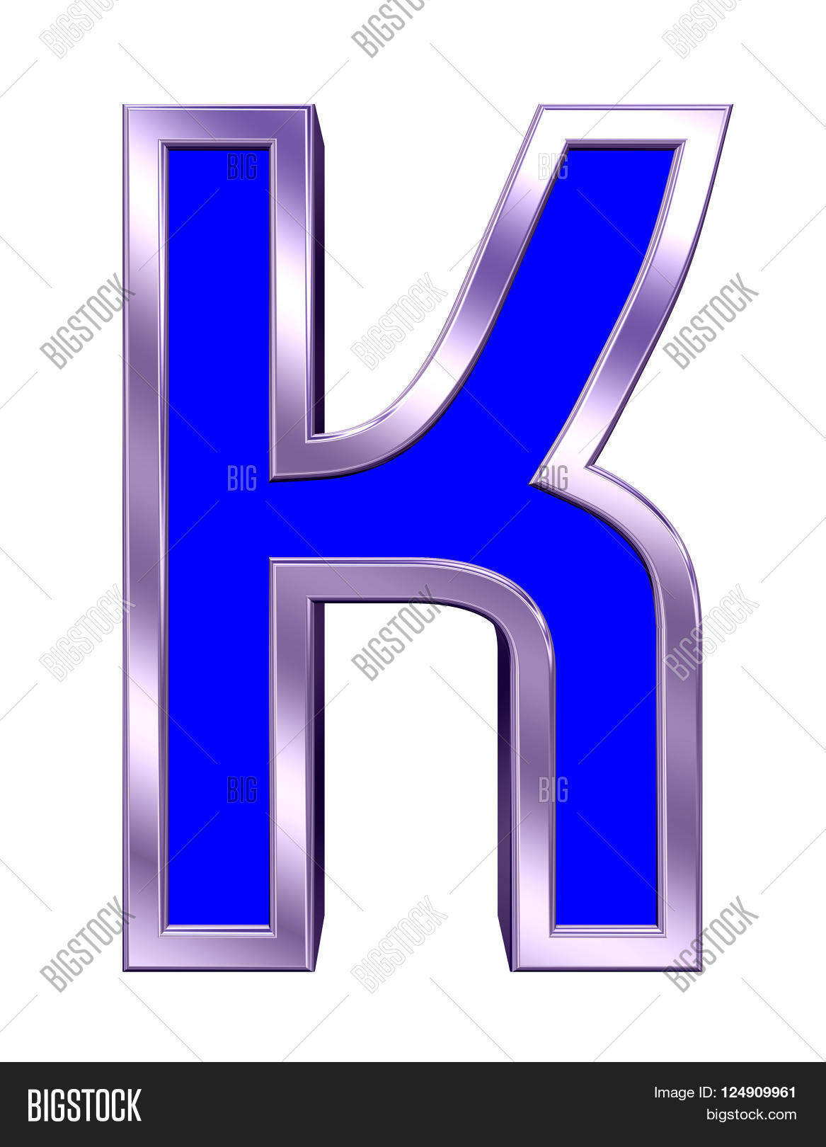 One Letter Blue Shiny Image & Photo (Free Trial) | Bigstock