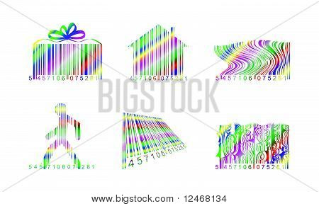 Rainbow Barcodes Vector & Photo (Free Trial) | Bigstock