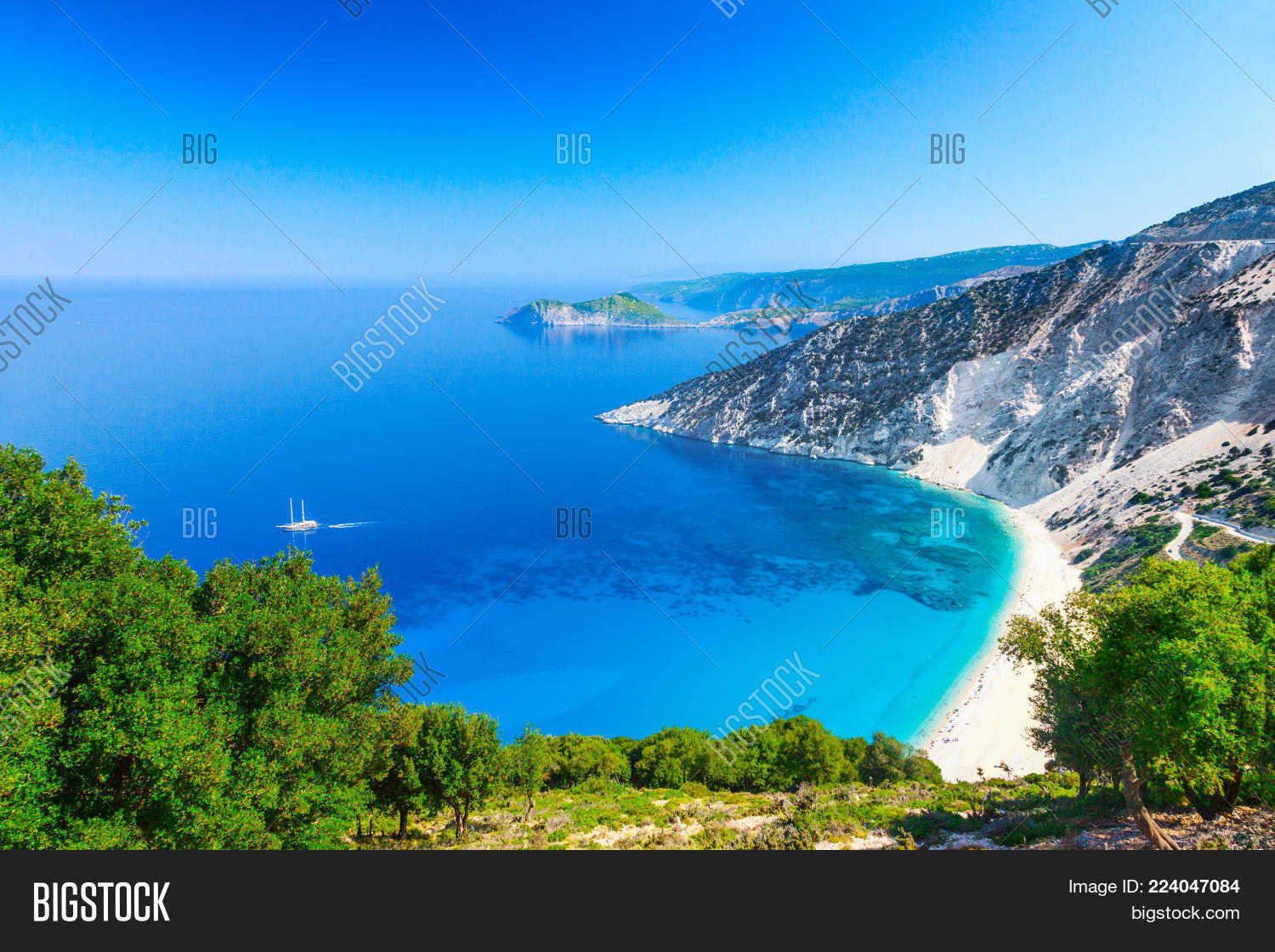Myrtos Beach, Image & Photo (Free Trial) | Bigstock