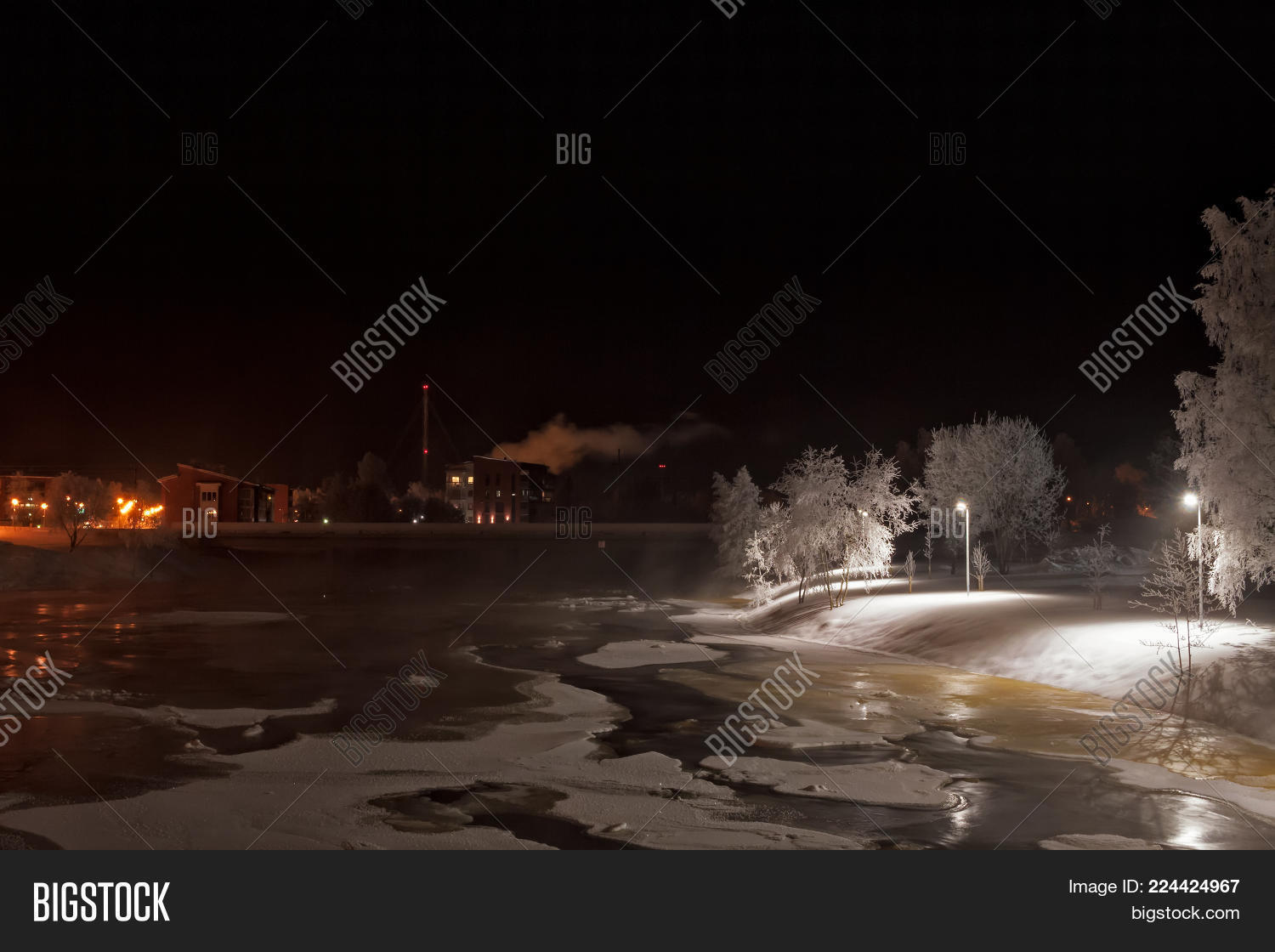 Mist Rising Freezing Image & Photo (Free Trial) | Bigstock