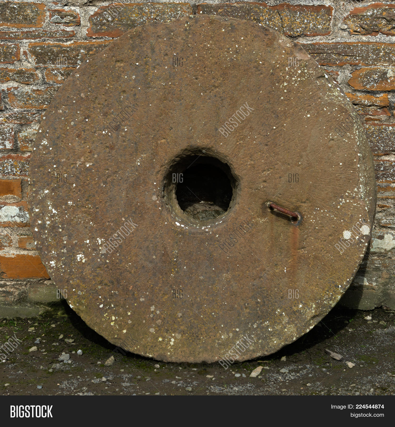 Old Mill Stone Grain Image & Photo (Free Trial) | Bigstock