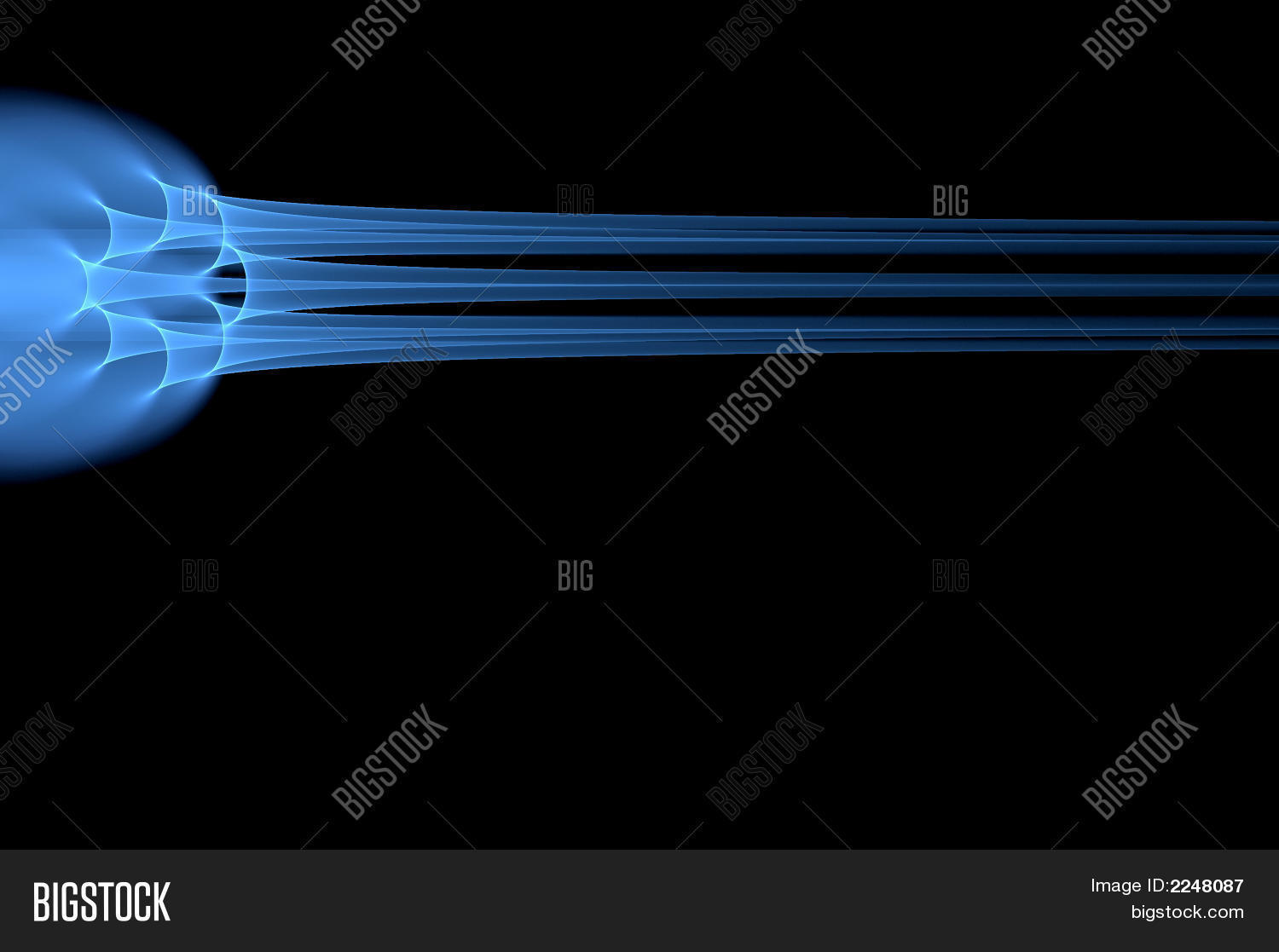 Blue Energy Pulse Image & Photo (Free Trial) | Bigstock