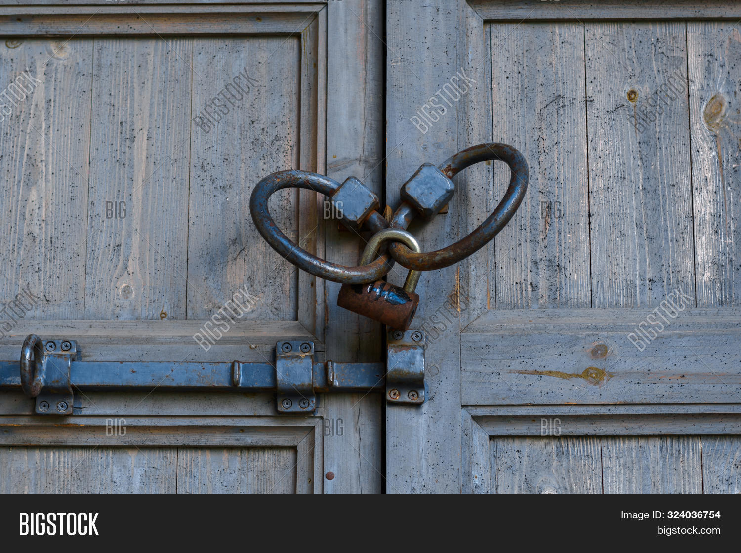 Lock Deadbolt On Old Image & Photo (Free Trial) | Bigstock