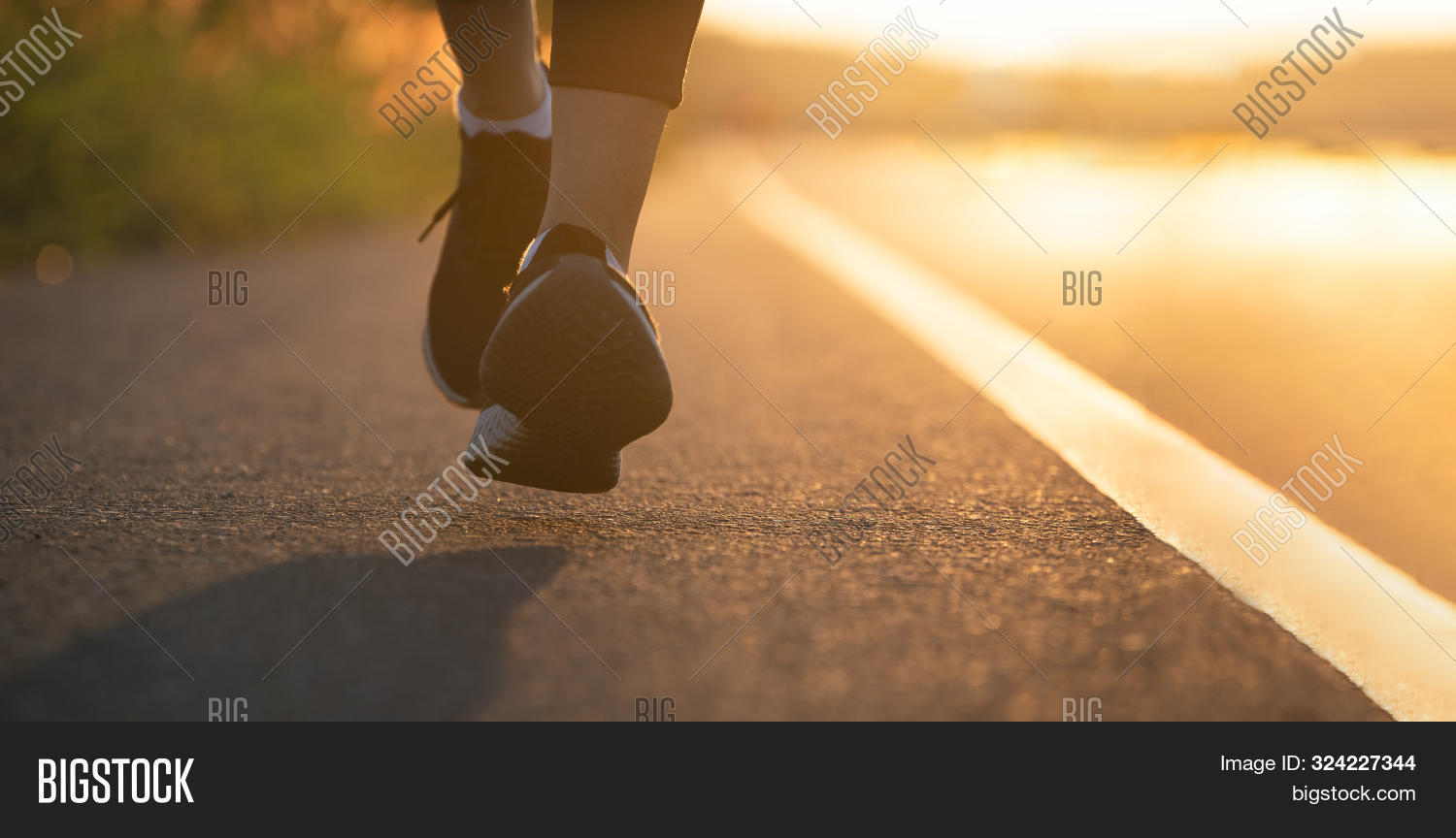 Runner Feet Running On Image & Photo (Free Trial) | Bigstock