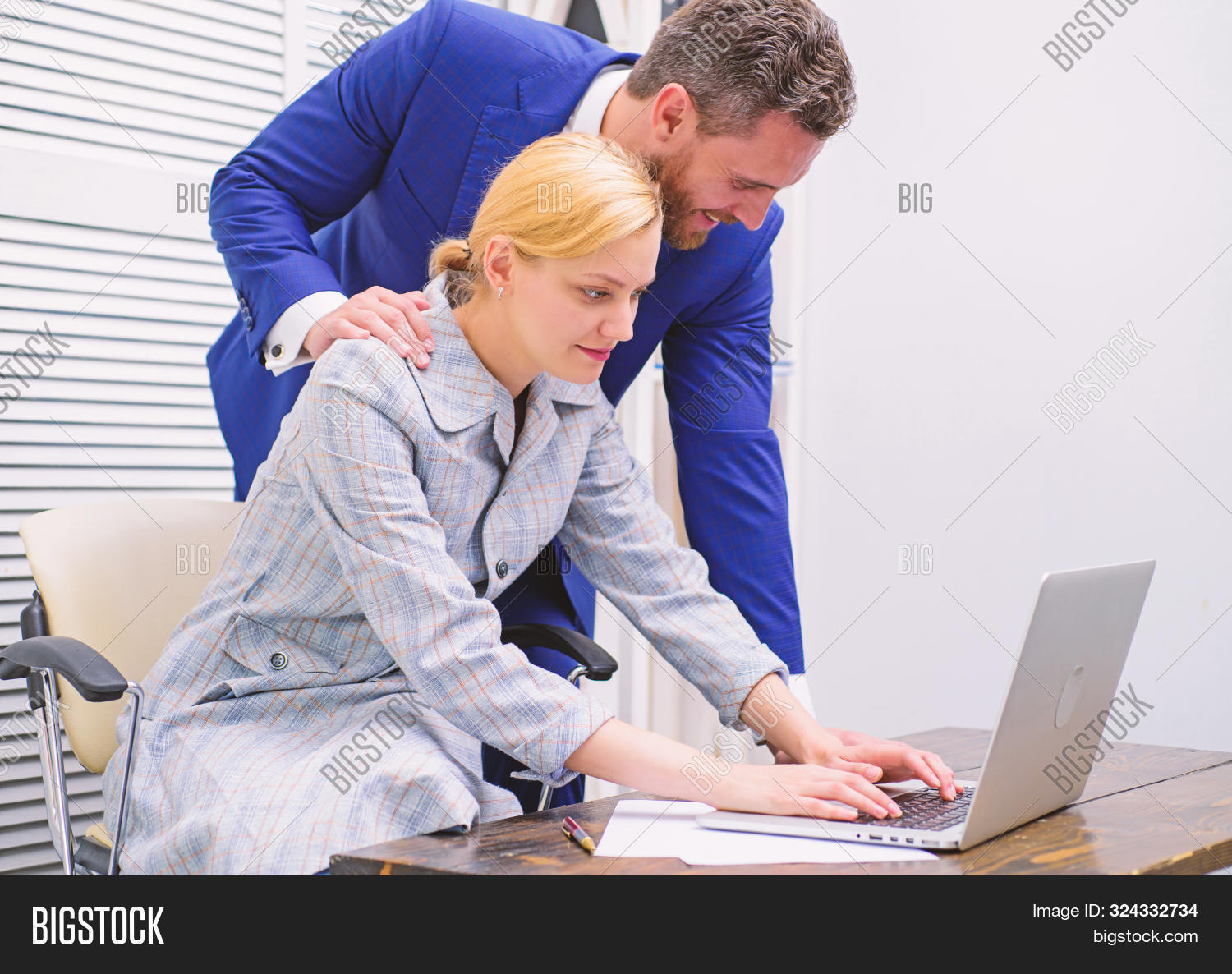 Manager Putting His Image & Photo (Free Trial) | Bigstock