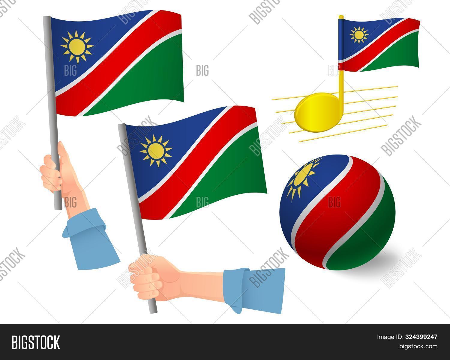 Namibia Flag Icon Set Image & Photo (Free Trial) | Bigstock
