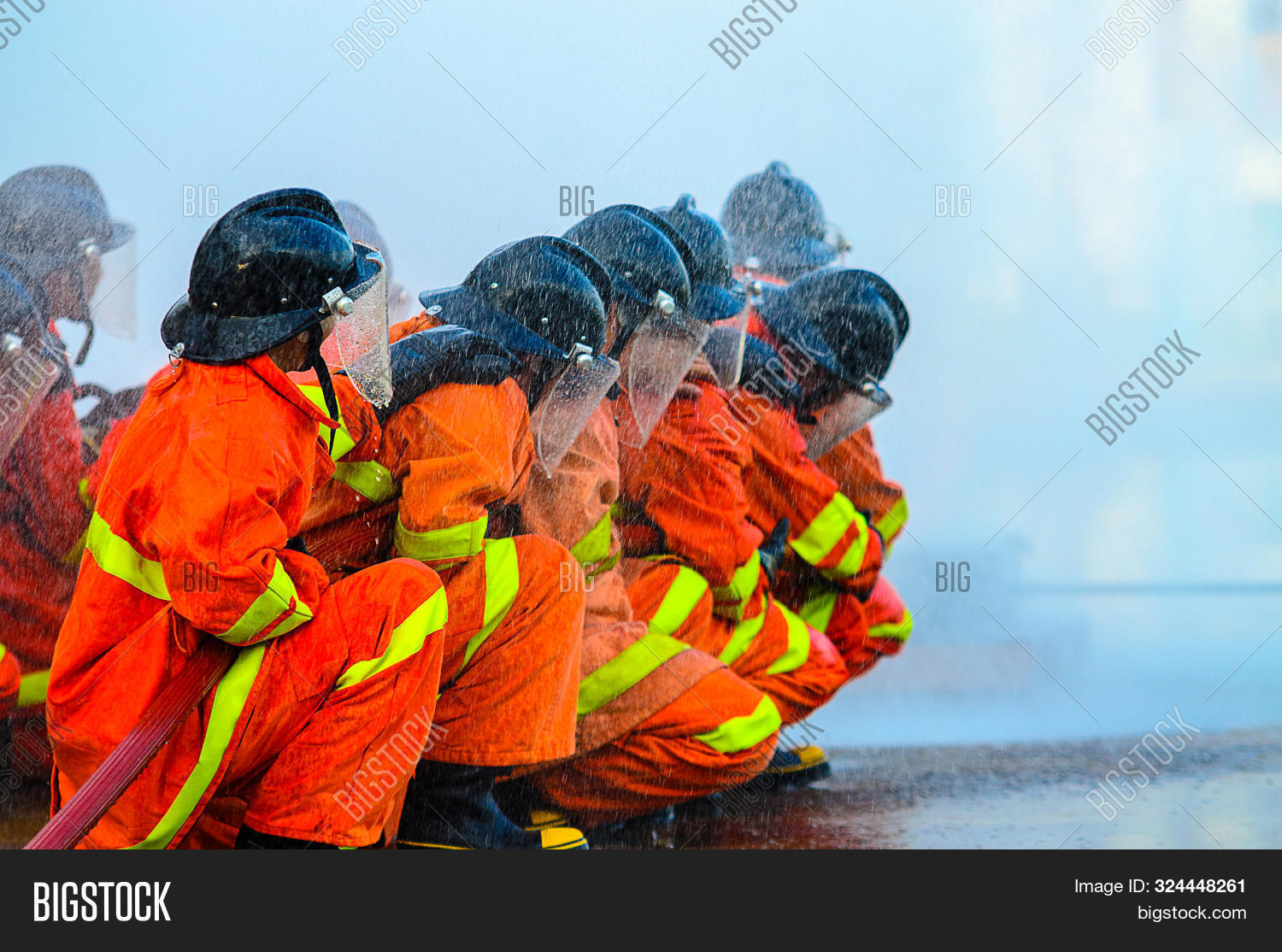 Imagen y foto Firefighters (prueba gratis) | Bigstock