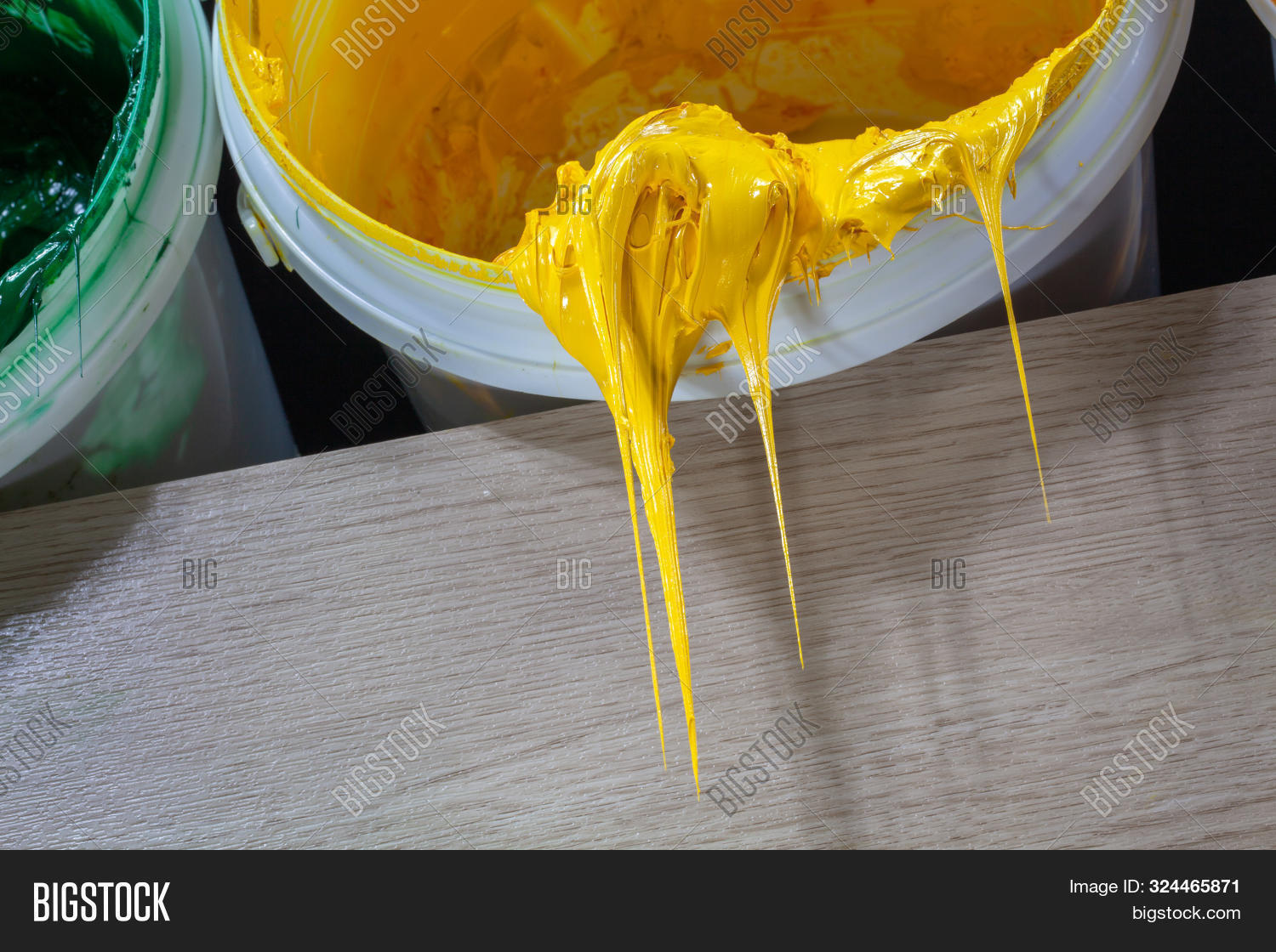 Yellow Color Ink Print Image & Photo (Free Trial) | Bigstock
