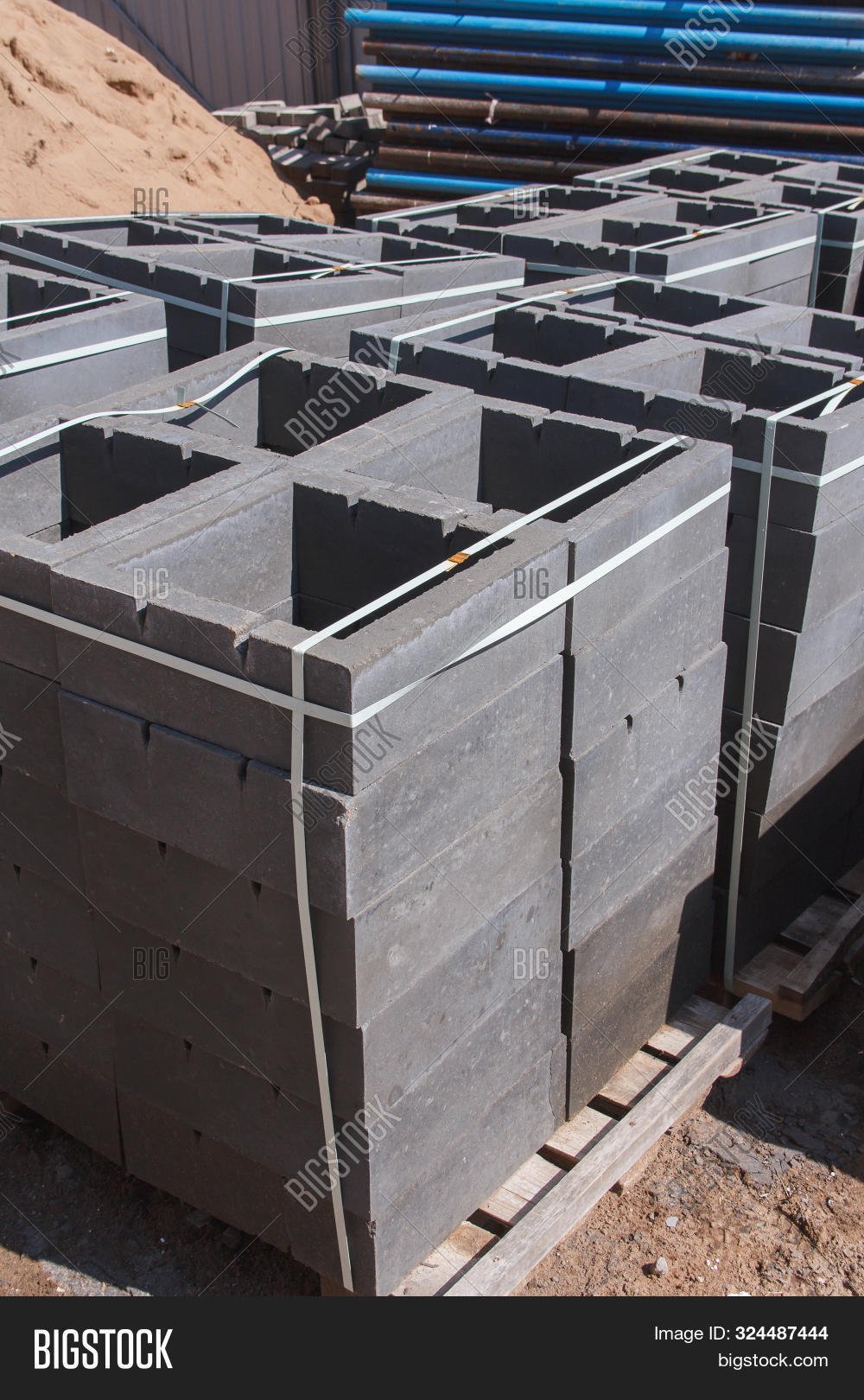 Concrete Blocks Image & Photo (Free Trial) | Bigstock