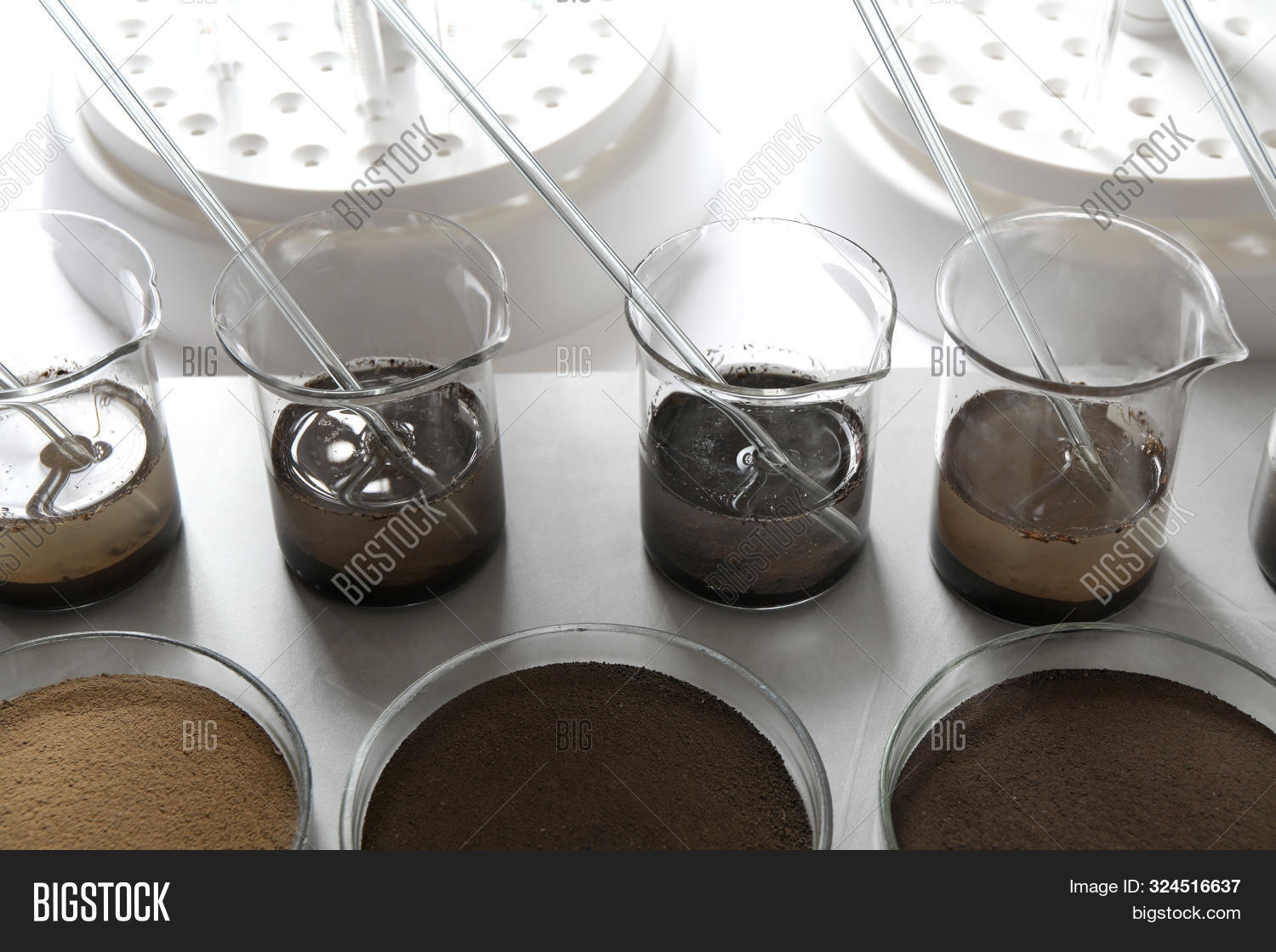Glassware Soil Samples Image & Photo (Free Trial) | Bigstock