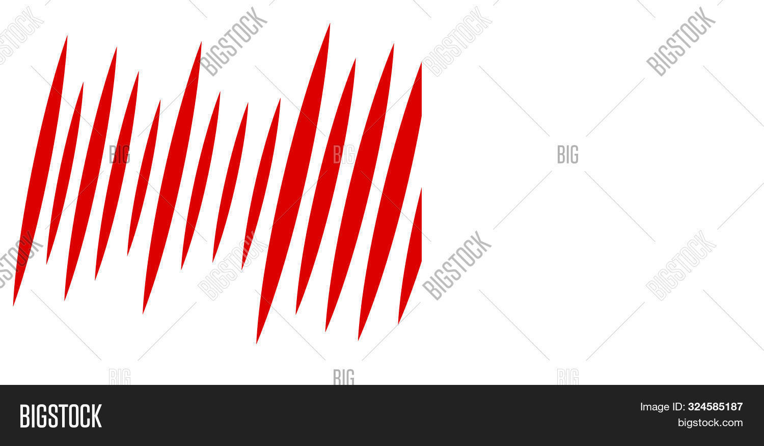 Red Claw Mark. Vector & Photo (Free Trial) | Bigstock