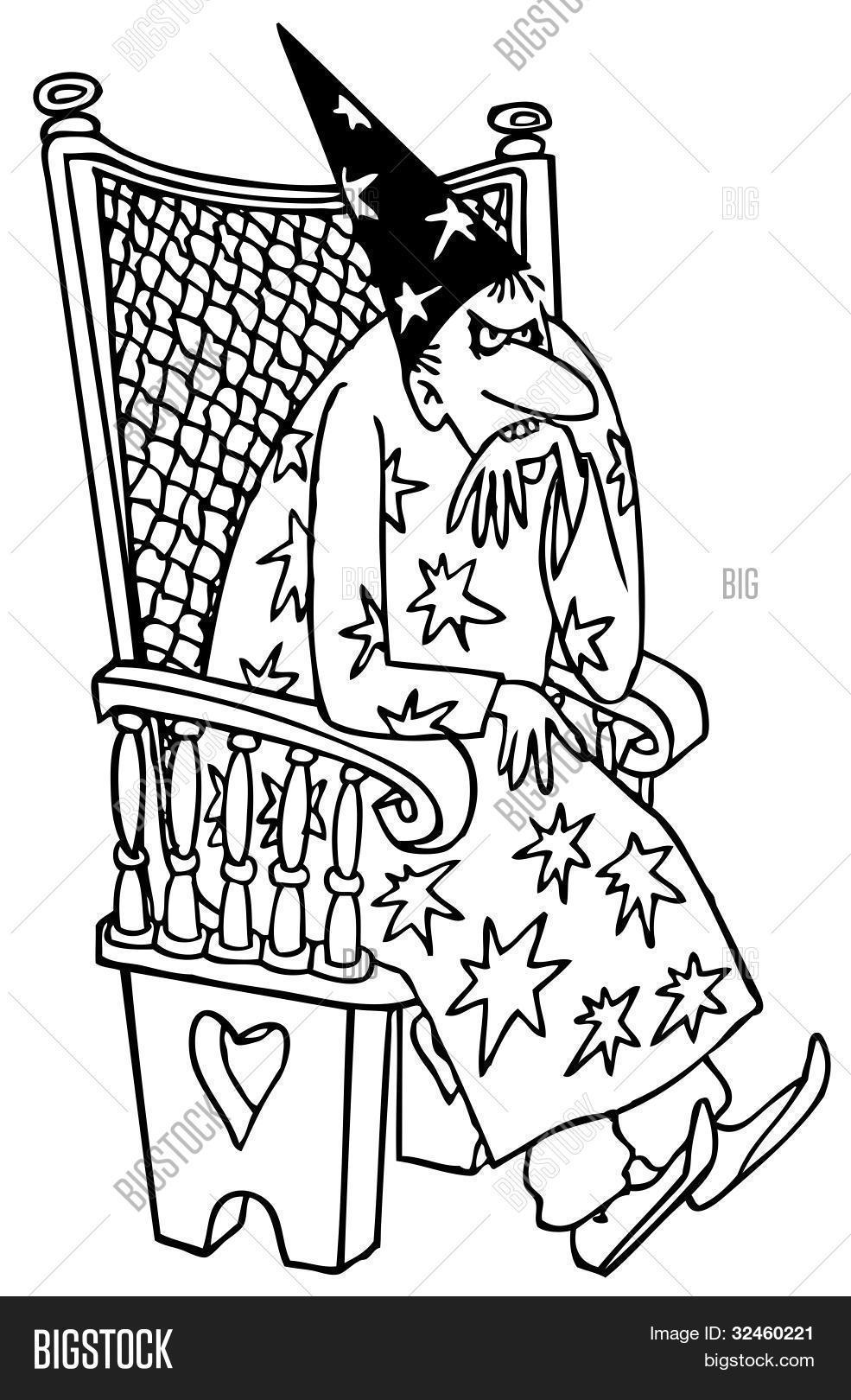 Magician Angry Vector & Photo (Free Trial) | Bigstock