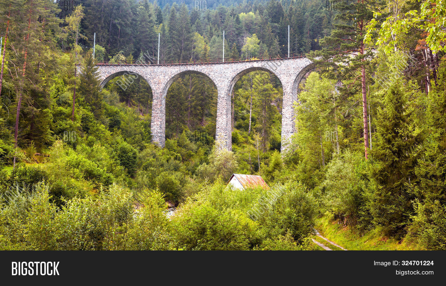 Landscape High Bridge Image & Photo (Free Trial) | Bigstock