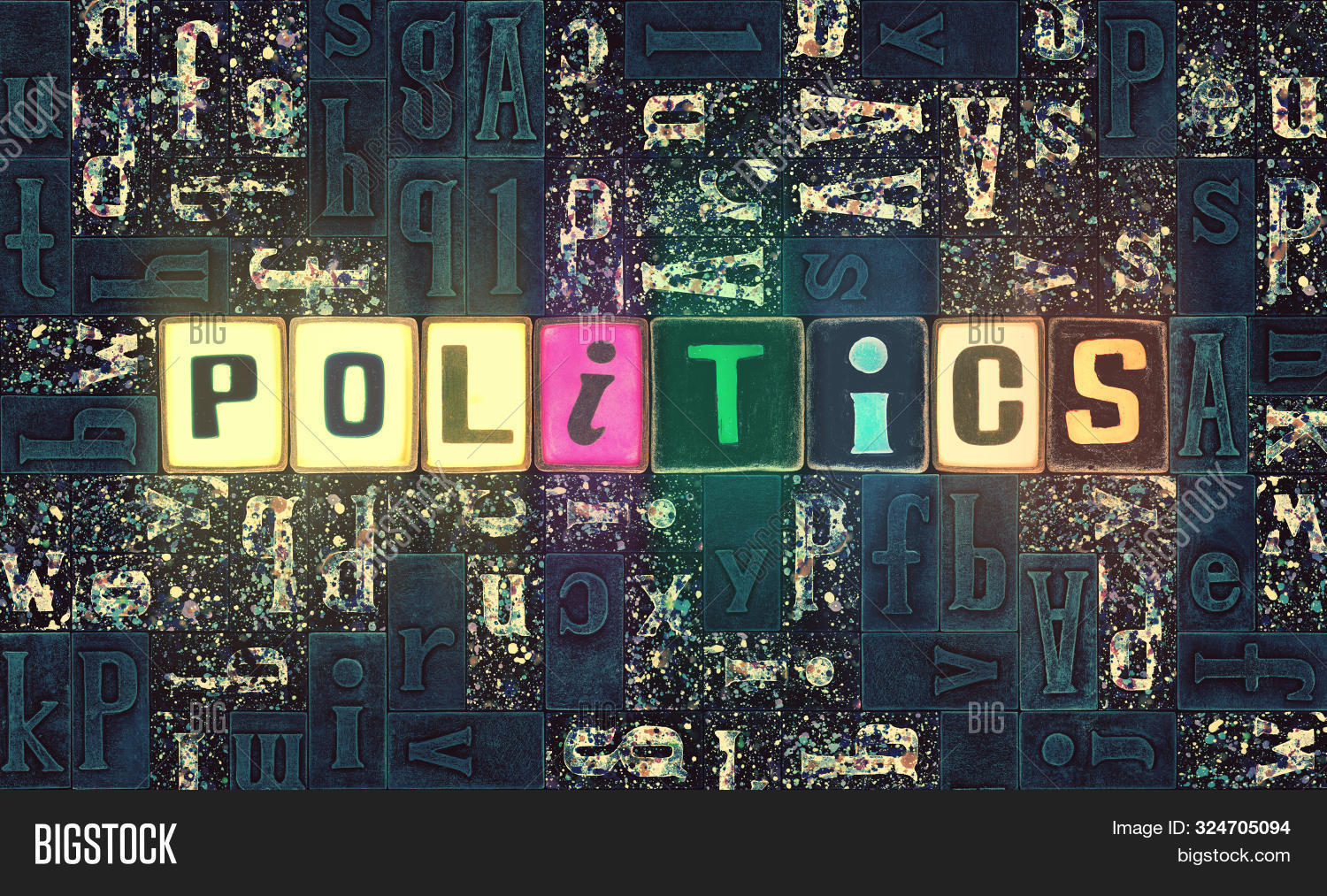 Word Politics Neon Image & Photo (Free Trial) | Bigstock