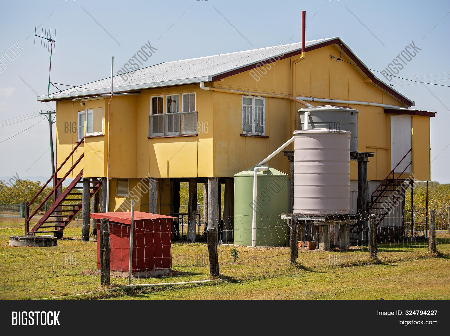 Old Style Beach House Image & Photo (Free Trial) | Bigstock