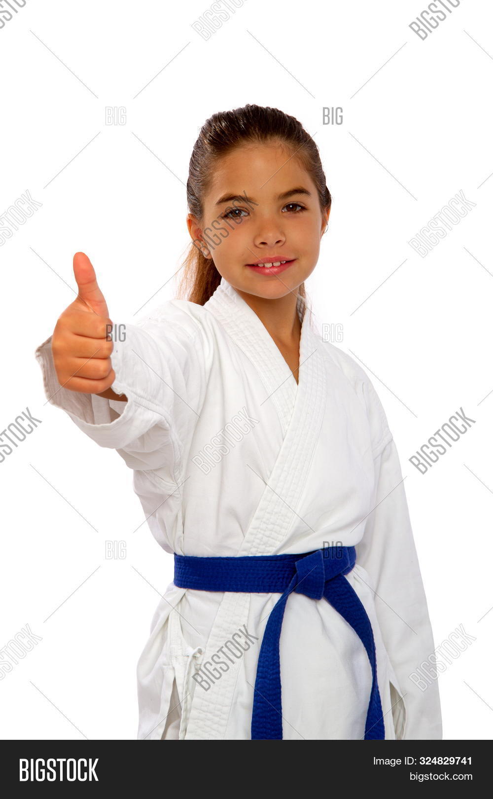 Little Karate Girl Image & Photo (Free Trial) | Bigstock