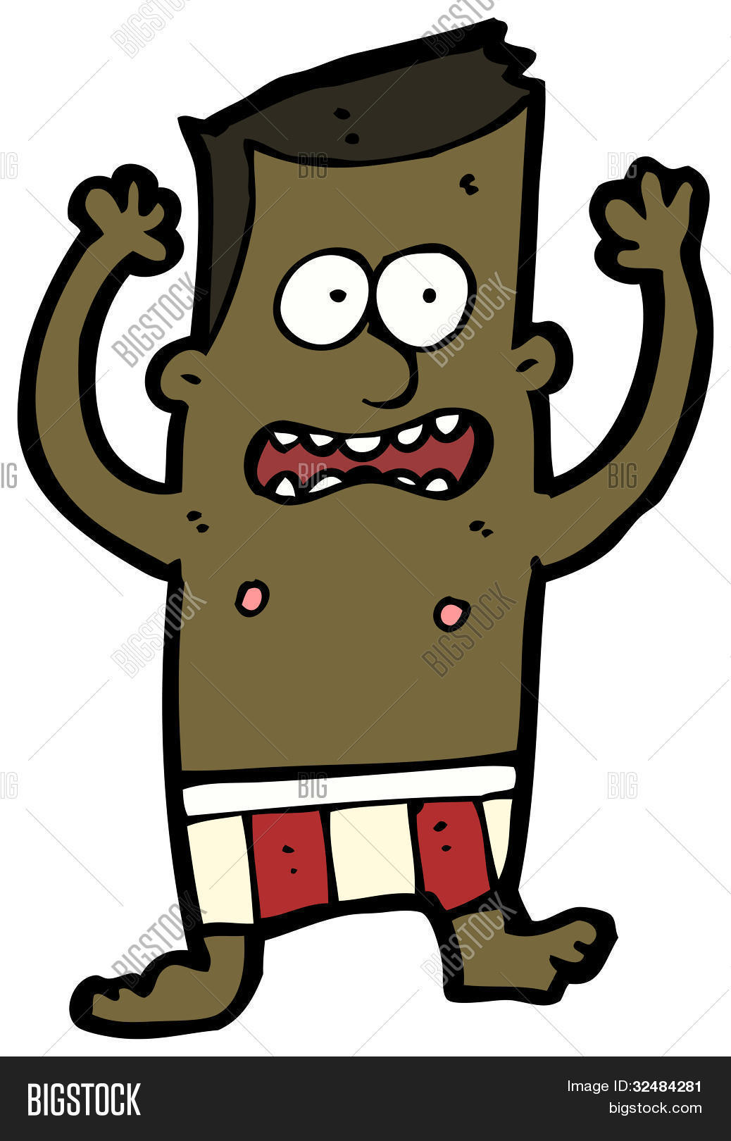 Cartoon Man Swimming Image & Photo (Free Trial) | Bigstock