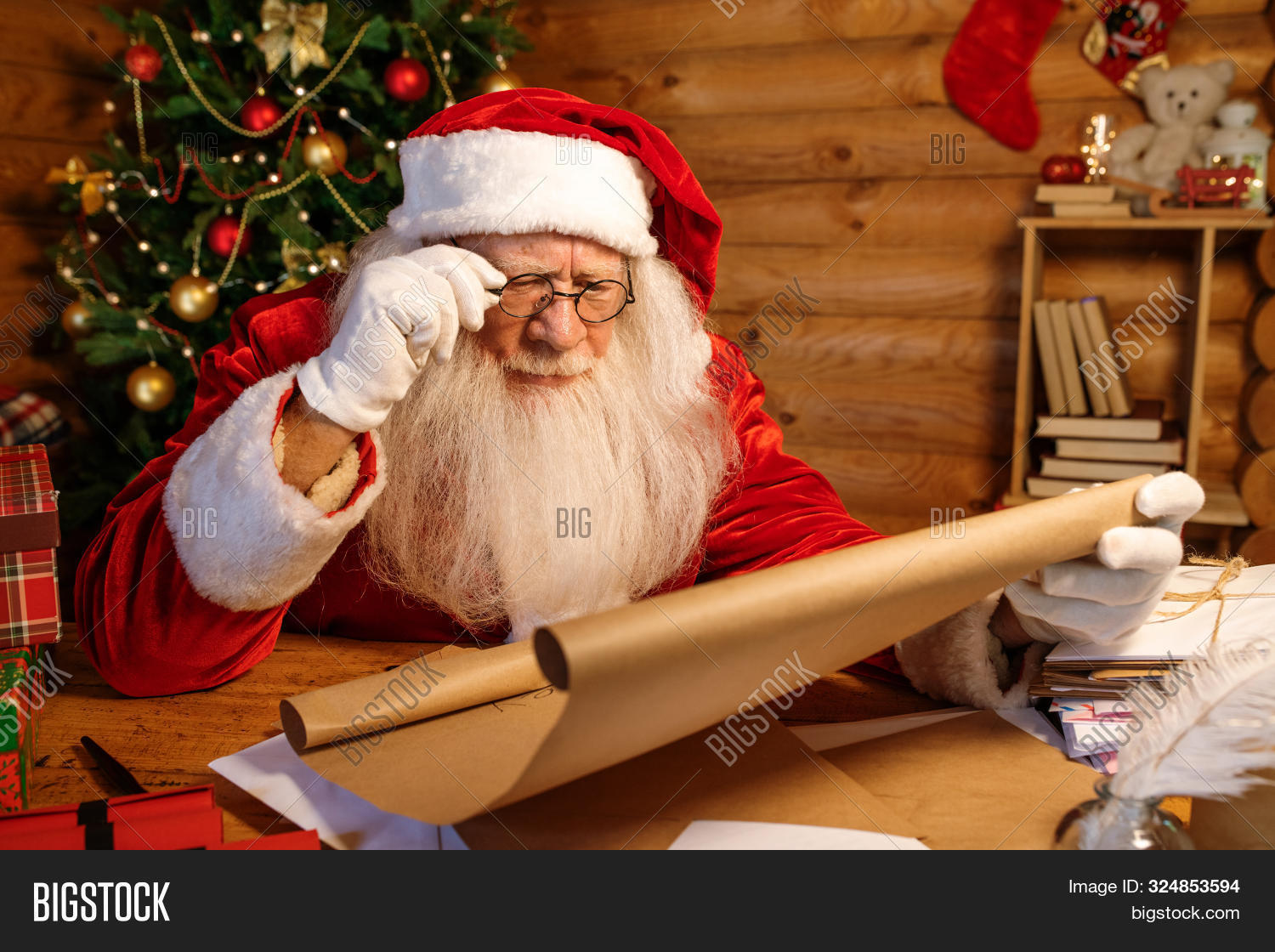 Santa Eyeglasses Image & Photo (Free Trial) | Bigstock