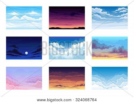 Set Sky Illustrations Vector & Photo (Free Trial) | Bigstock