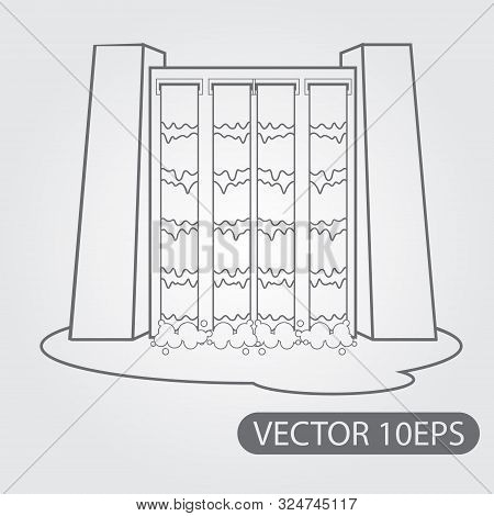 Dam, Hydropower Plant Vector & Photo (Free Trial) | Bigstock