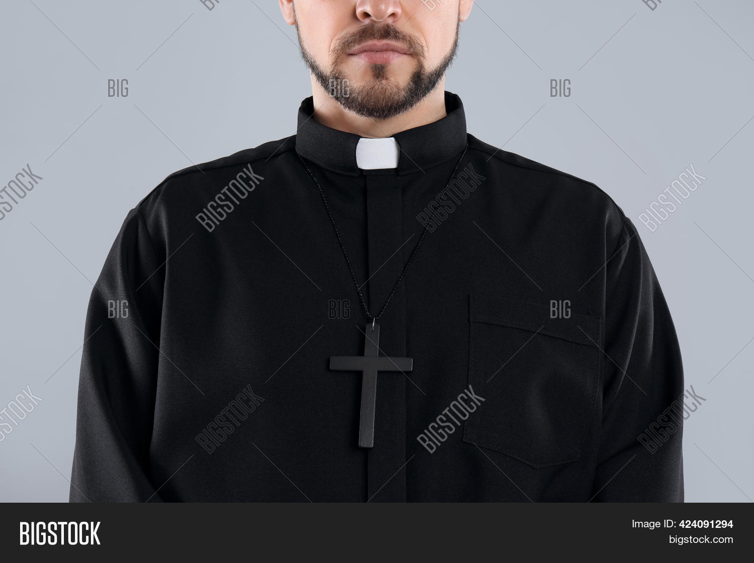 Priest Wearing Cassock Image & Photo (Free Trial) | Bigstock