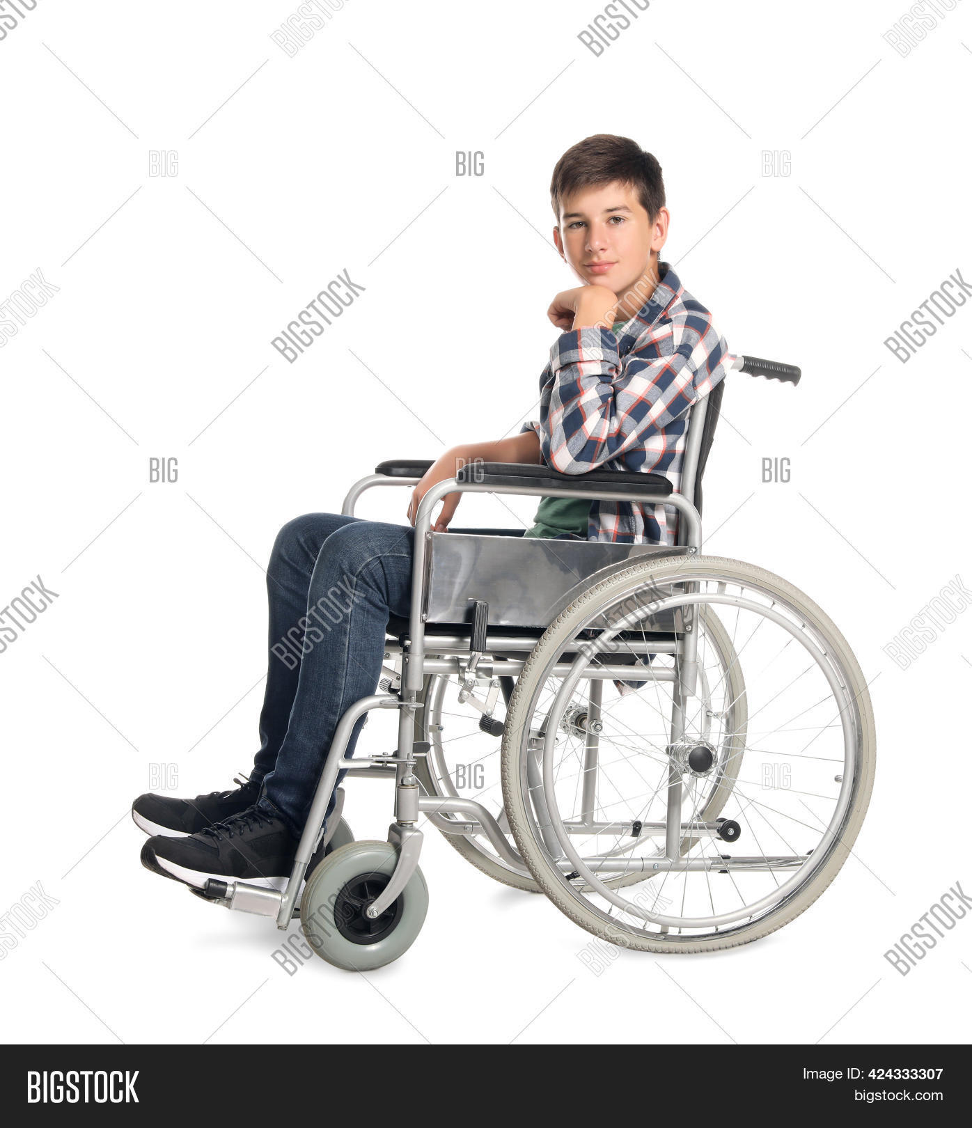 Teenage Boy Wheelchair Image & Photo (Free Trial) | Bigstock