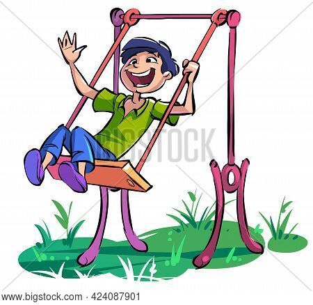 Cartoon Happy Cute Vector & Photo (Free Trial) | Bigstock