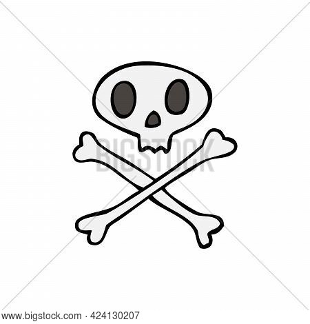 Cartoon Skull Bones Vector & Photo (Free Trial) | Bigstock