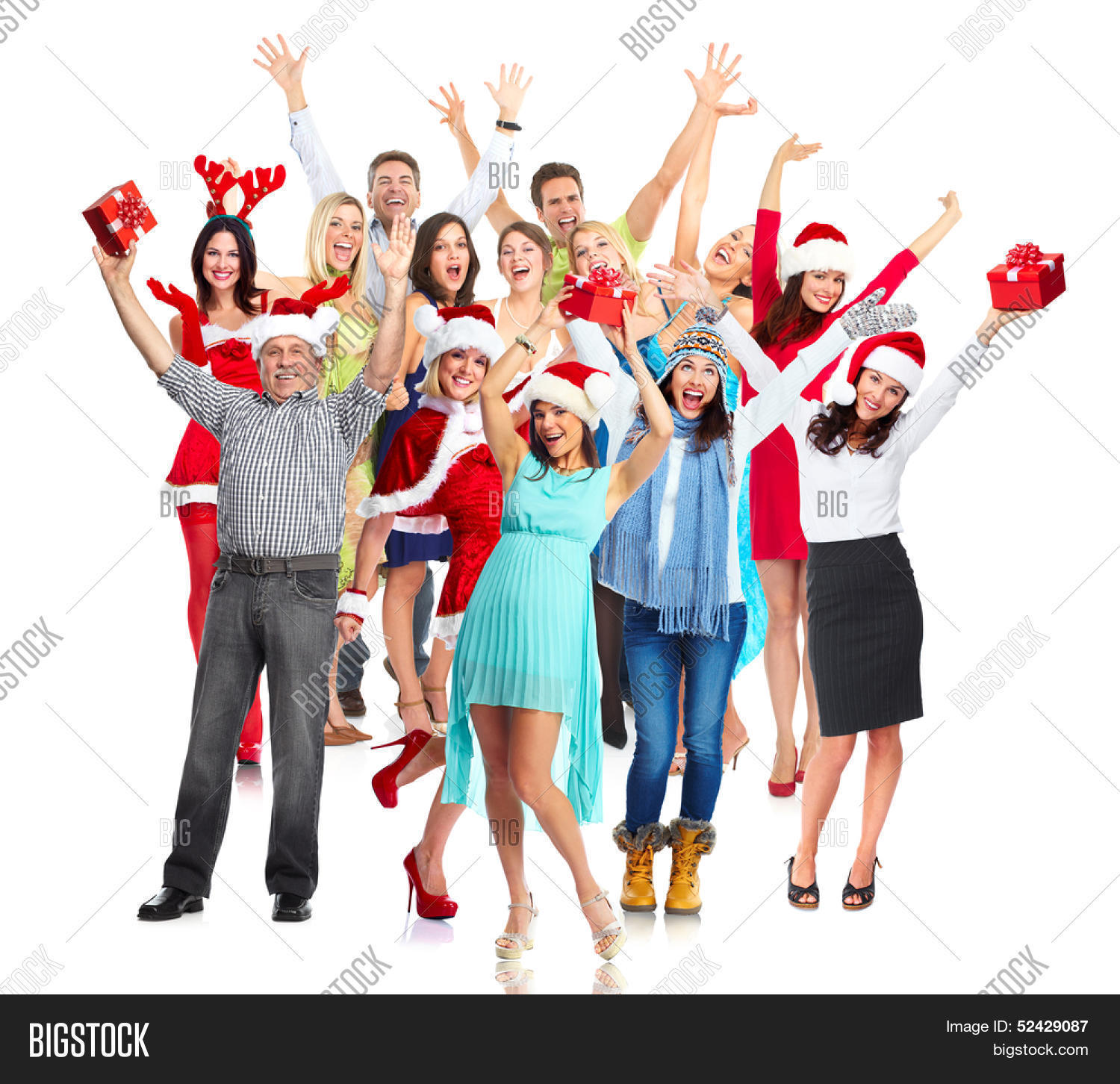 Group Happy Dancing Image & Photo (Free Trial) | Bigstock