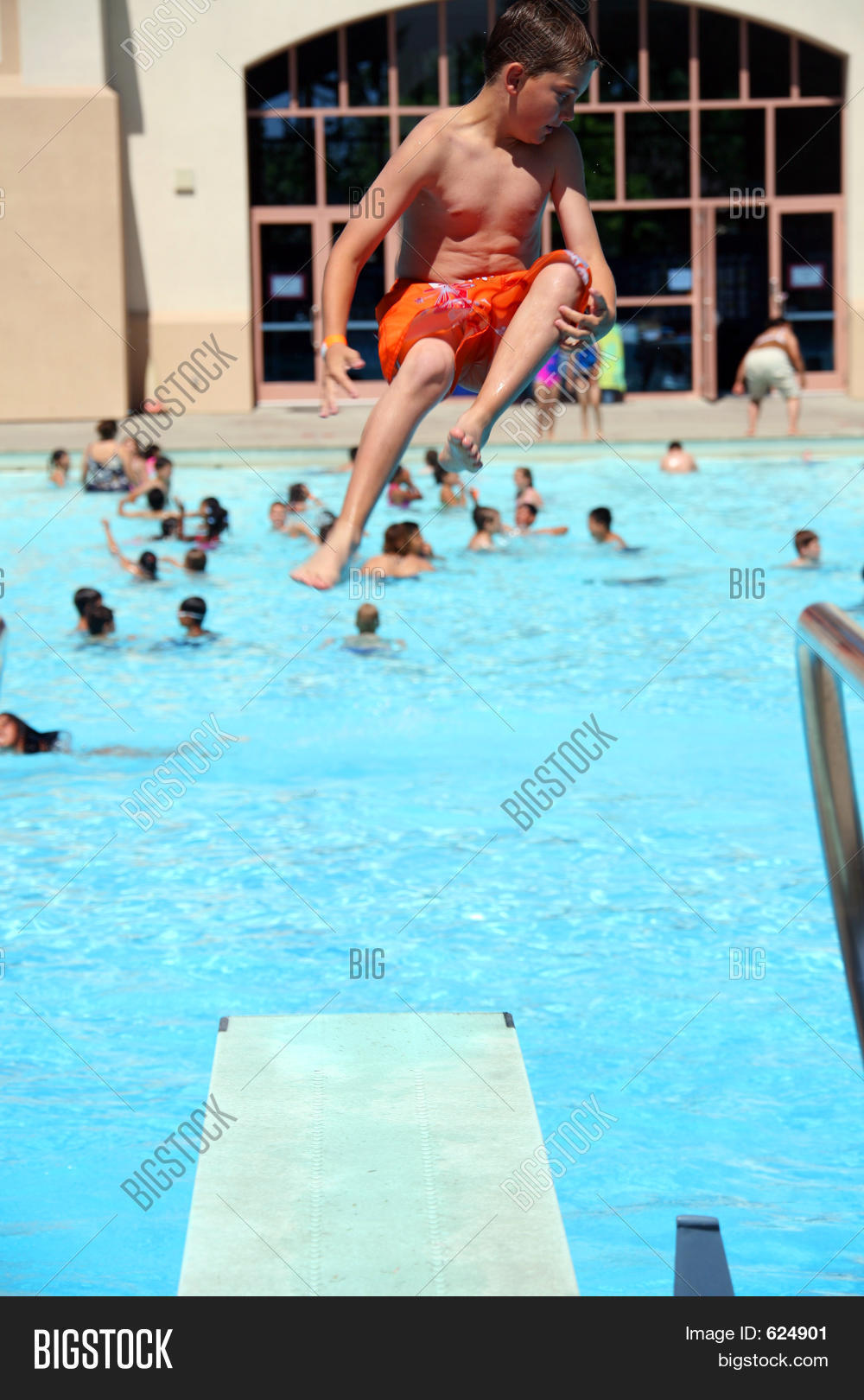 Crazy Diving Kid Image & Photo (Free Trial) | Bigstock